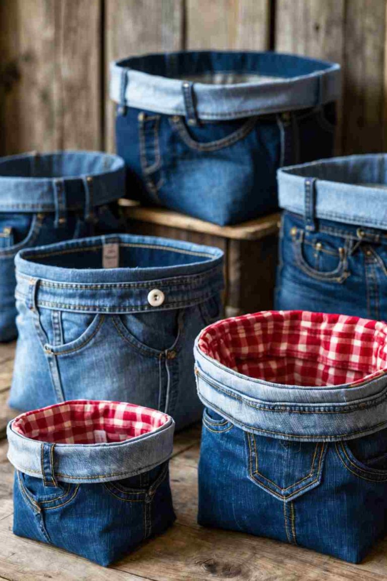 26 Upcycle Jeans Denim Ideas - Upcyclely - Changing The World Through ...