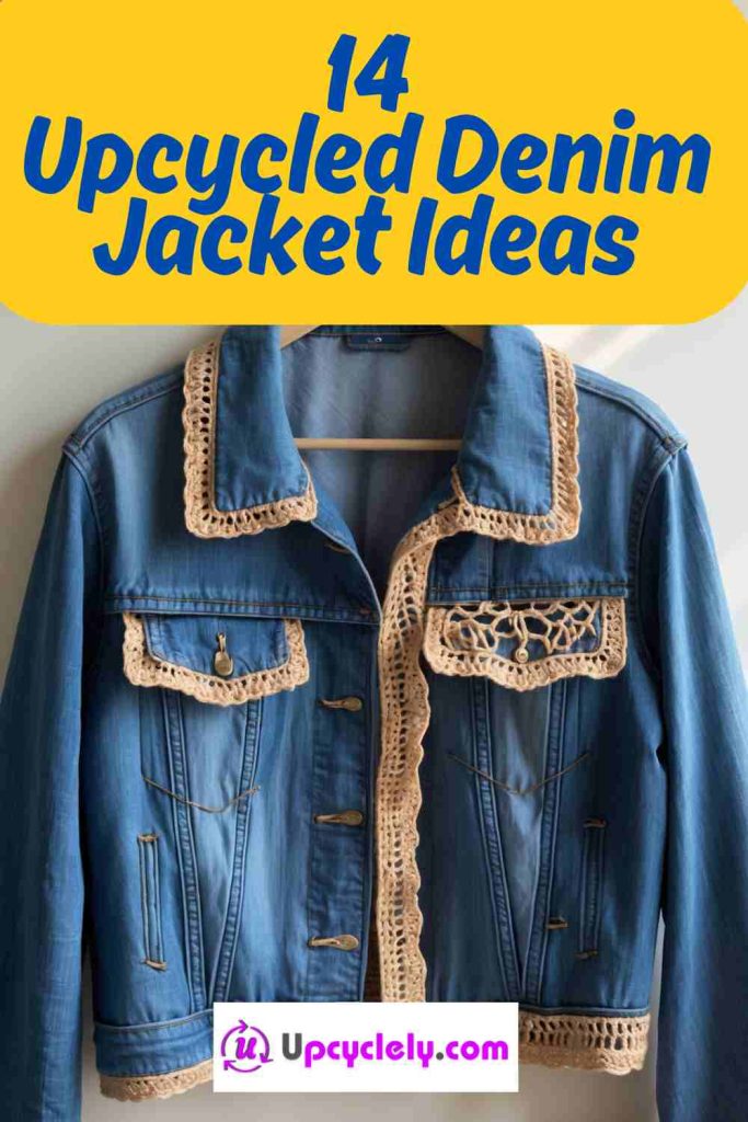 13 Upcycled Denim Jacket Ideas - Upcyclely - Changing The World Through ...