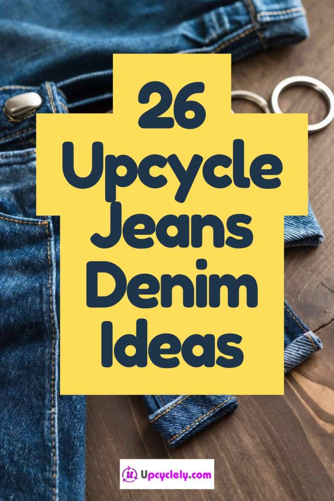 26 Upcycle Jeans Denim Ideas - Upcyclely - Changing The World Through ...
