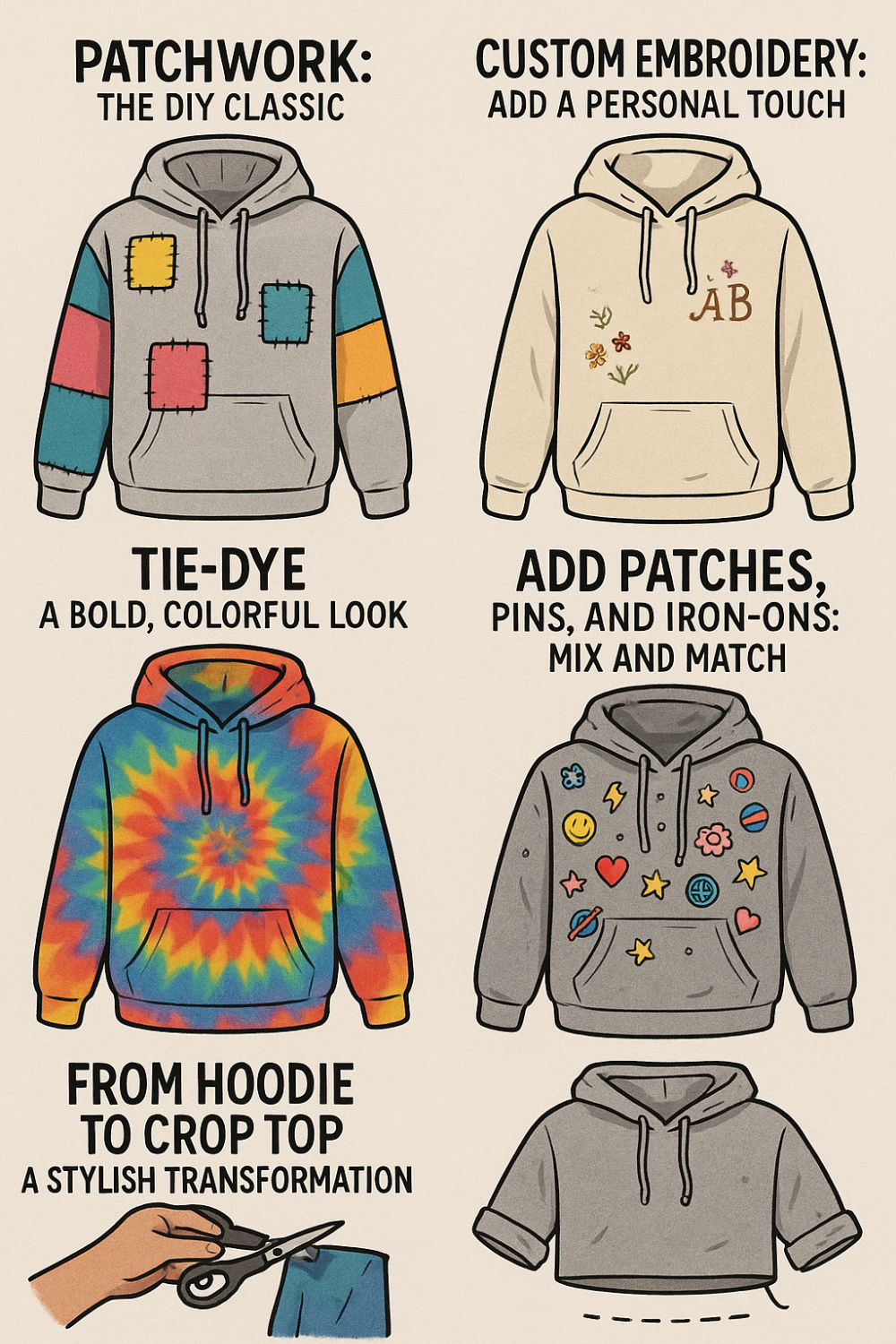 How to Upcycle a Hoodie: A Step-by-Step Guide to Upcycling for a New ...