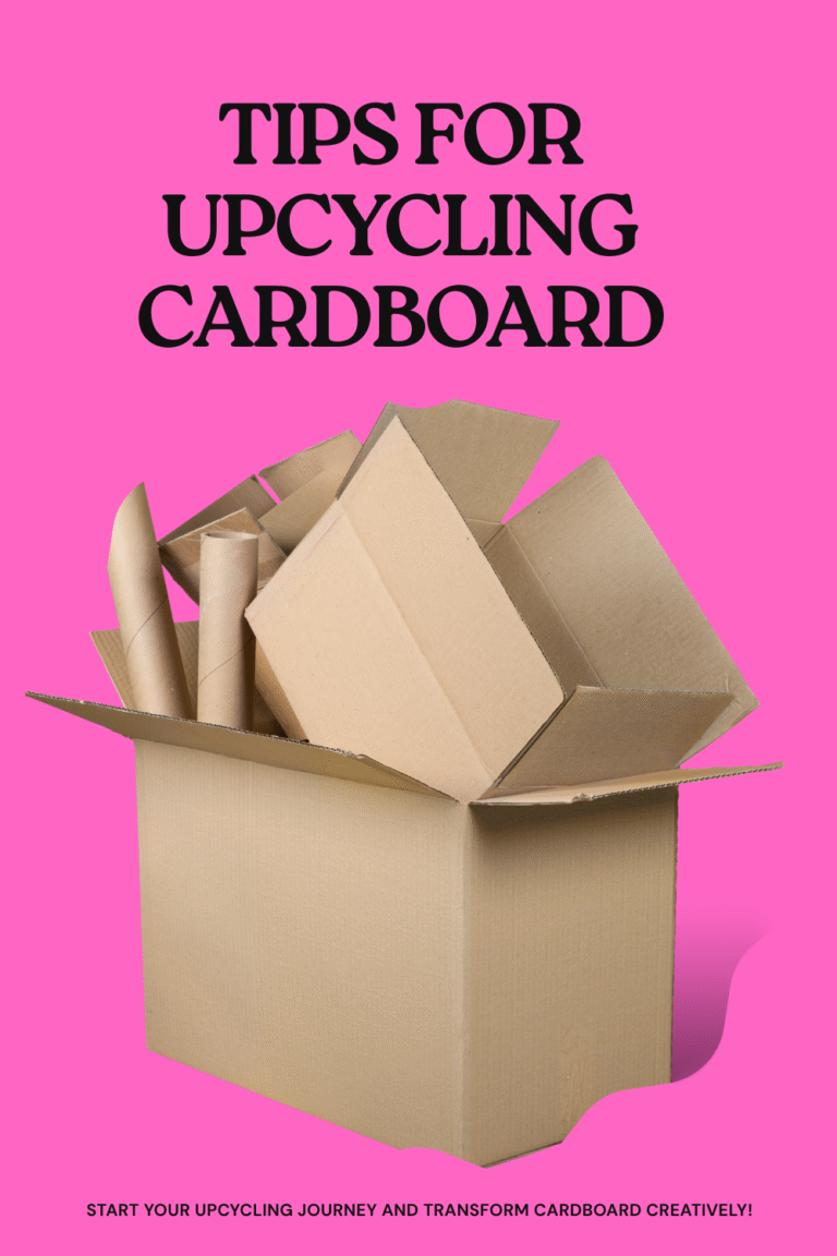 Tips for Upcycling Cardboard - Upcyclely - Changing The World Through ...