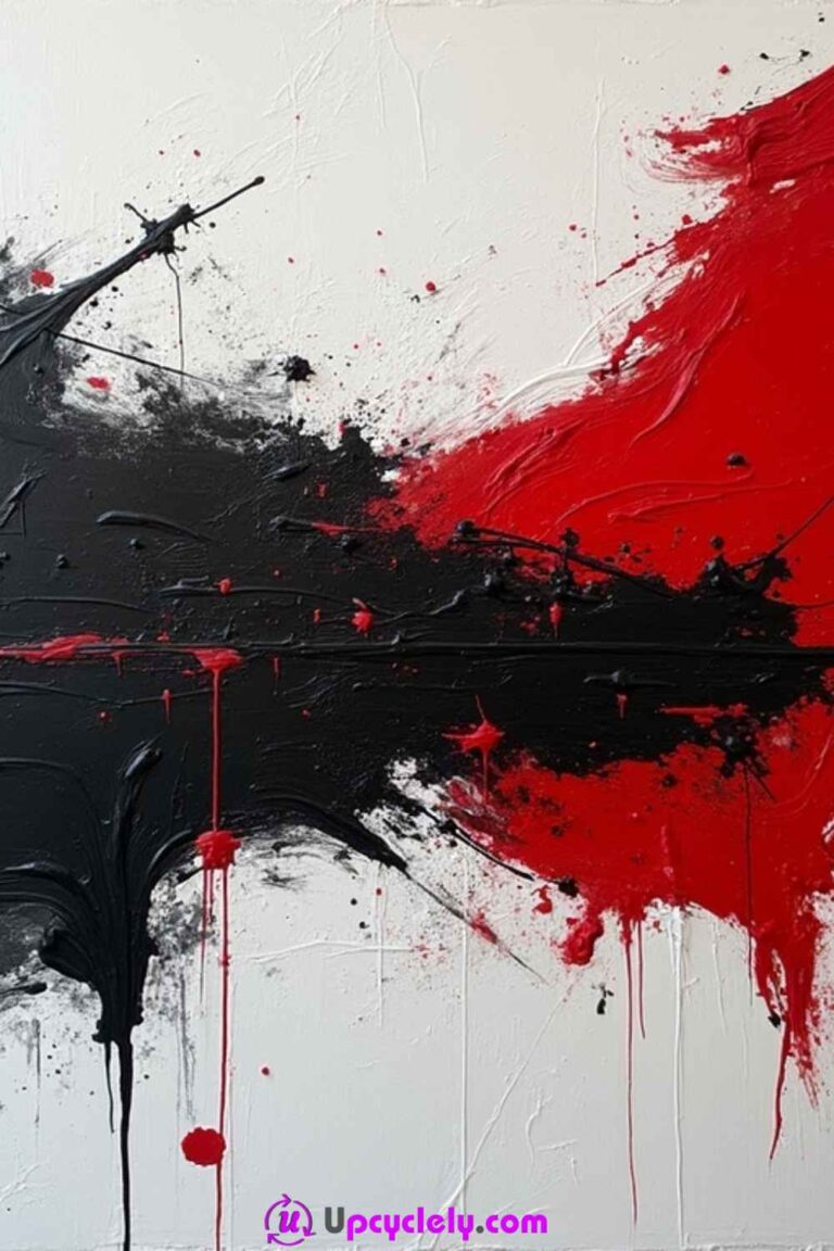 17 Abstract Painting Ideas That Inspire - Upcyclely - Changing The ...