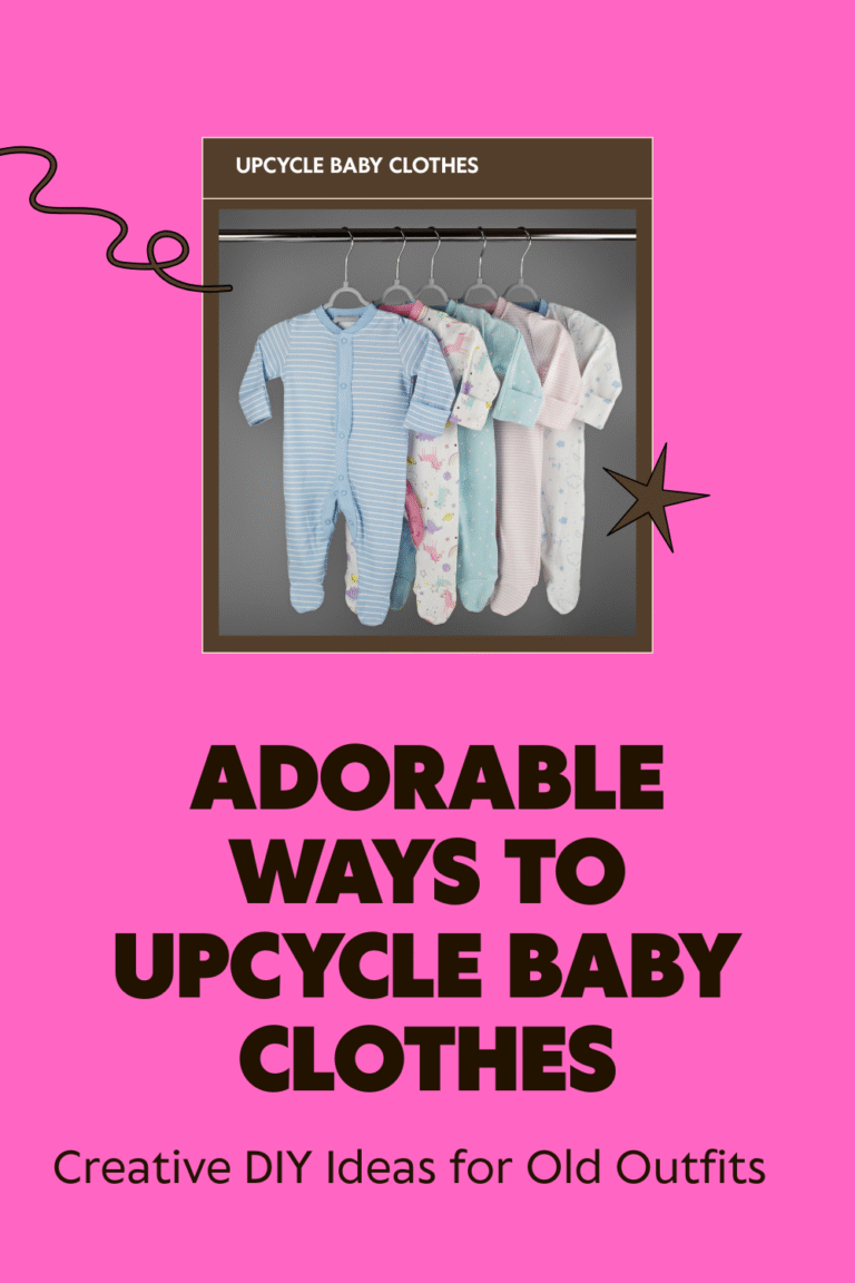 14 Adorable Ways to Upcycle Baby Clothes - Upcyclely - Changing The ...