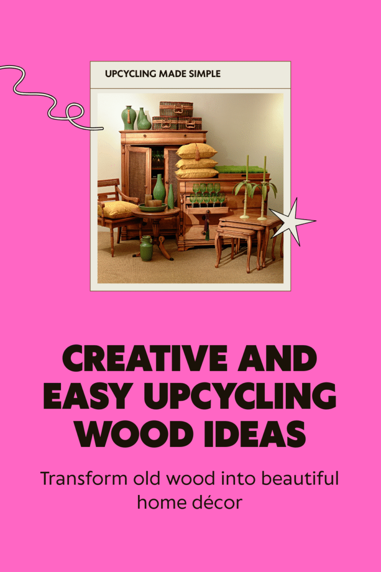 24 Creative and Easy Upcycling Wood Ideas - Upcyclely - Changing The ...
