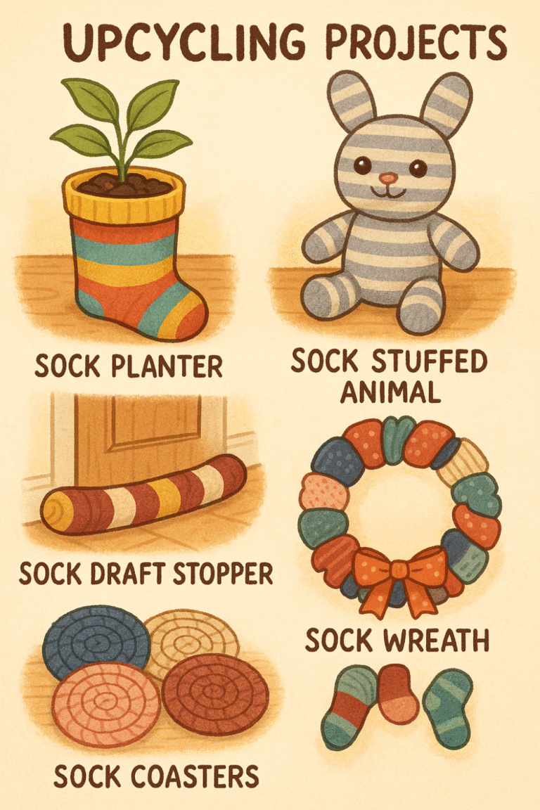 How to Upcycle Socks: Transform Your Old Socks into New Creations ...