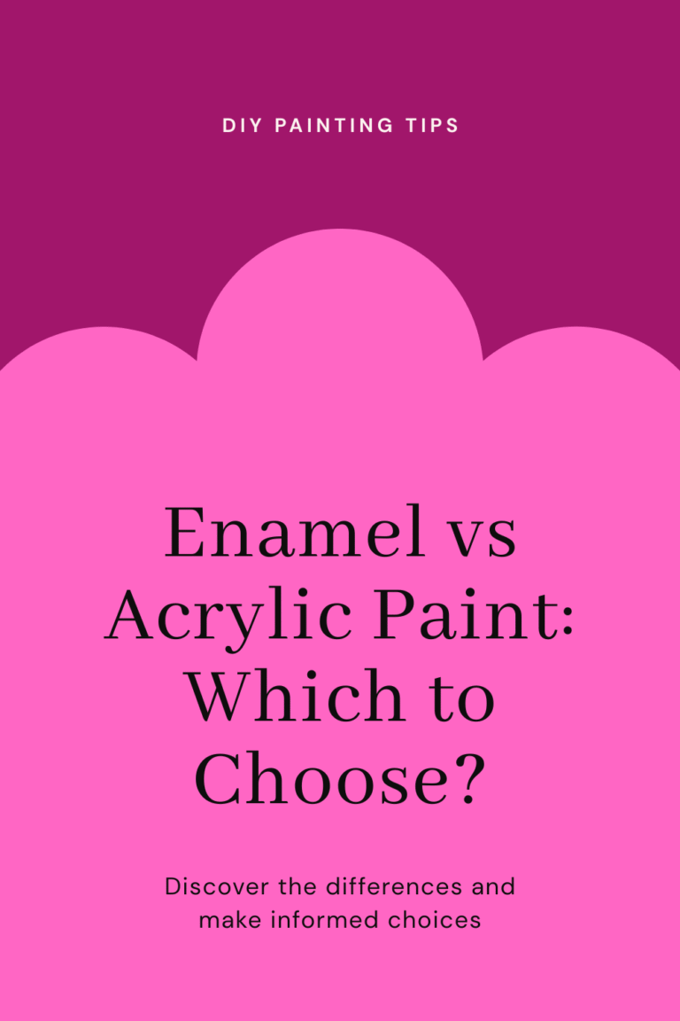 Enamel vs Acrylic Paint: Which One Is Right for Your Next Project ...