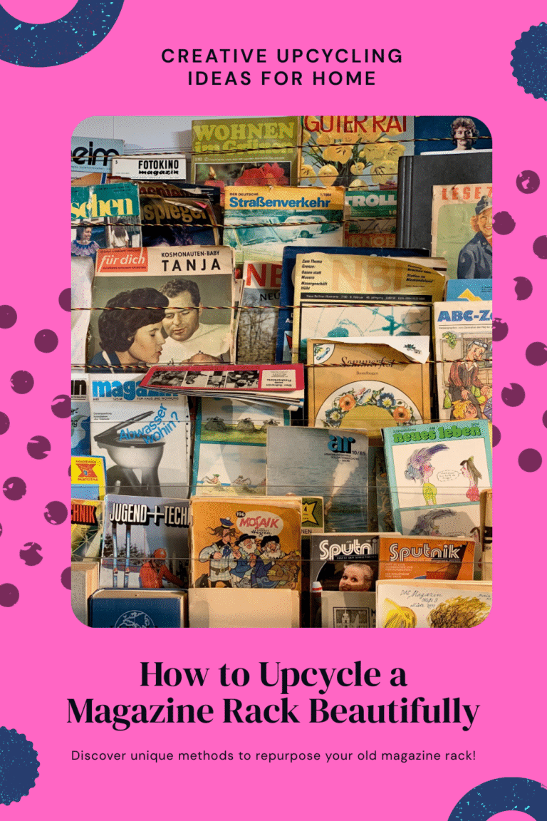 How to Upcycle a Magazine Rack - Upcyclely - Changing The World Through ...