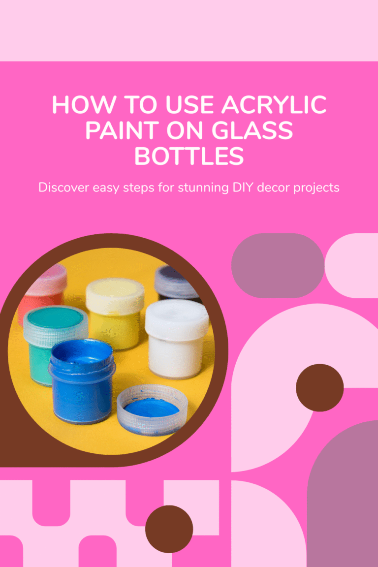How to Use Acrylic Paint on Glass Bottles - Upcyclely - Changing The ...