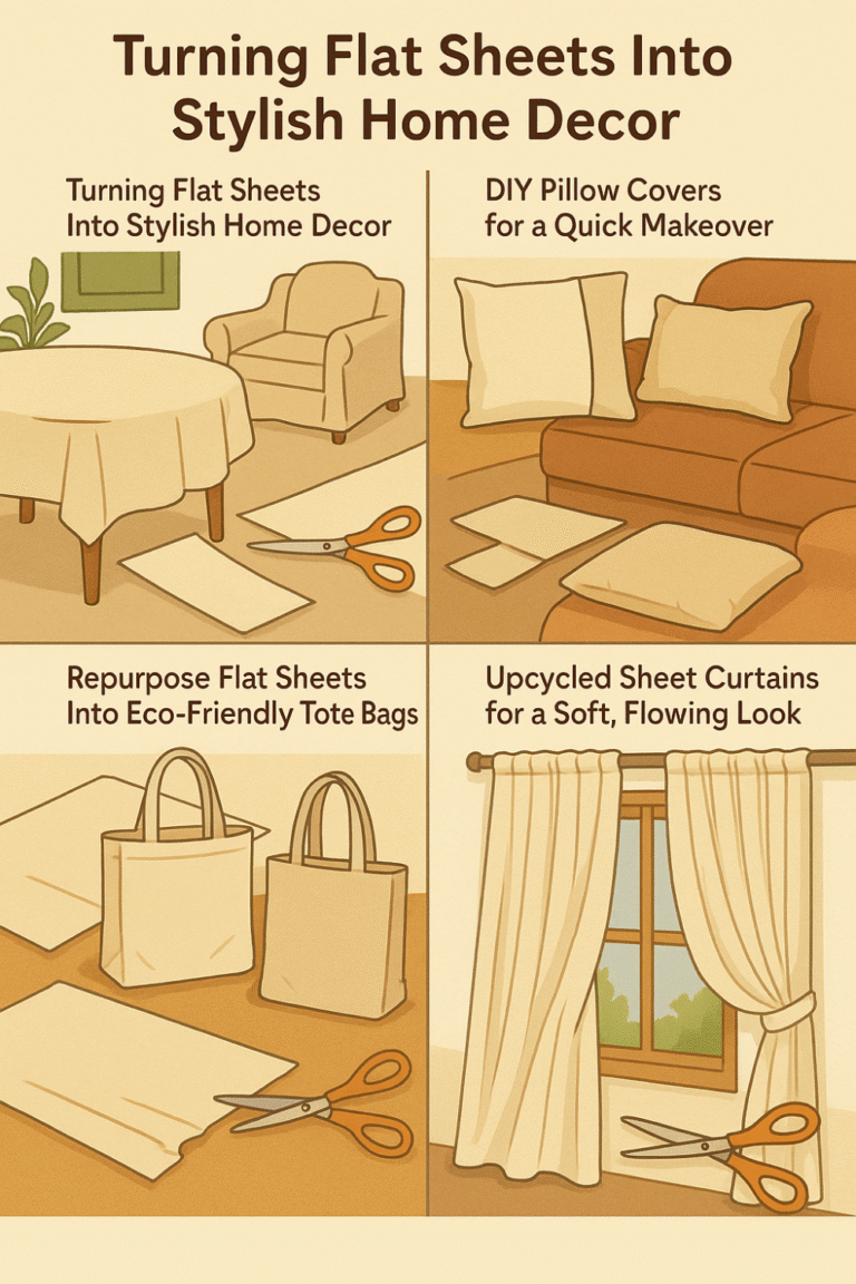 How to Repurpose Flat Sheets - Upcyclely - Changing The World Through ...