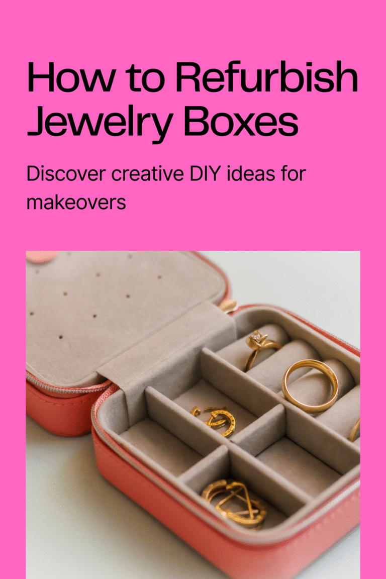 How to Refurbish Jewelry Boxes - Upcyclely - Changing The World Through ...