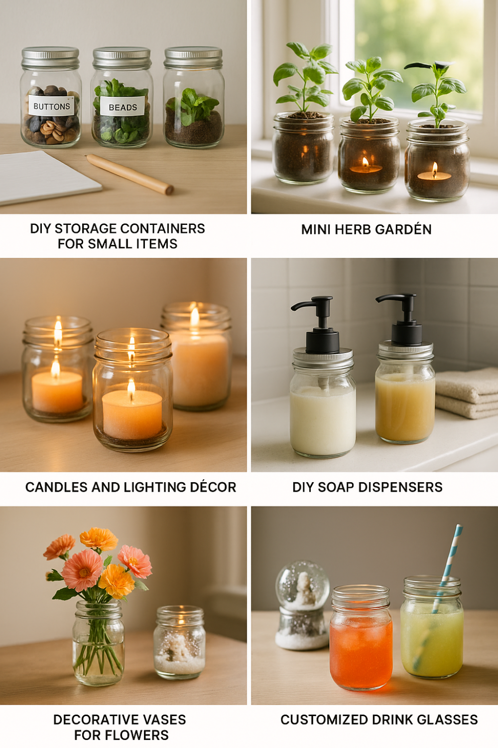How to Repurpose Small Glass Jars - Upcyclely - Changing The World ...