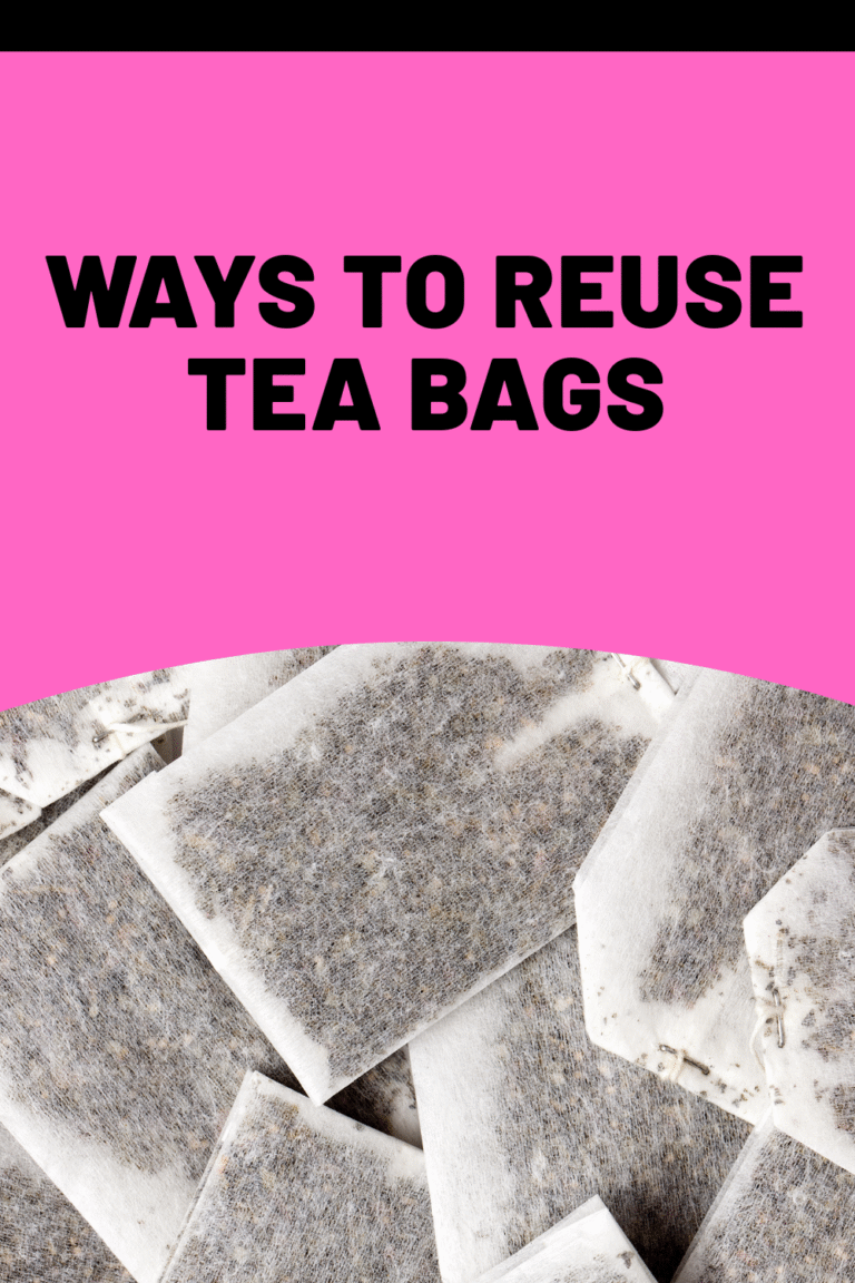 Ways to Reuse Tea Bags: Creative Ideas to Repurpose Your Used Tea Bags ...